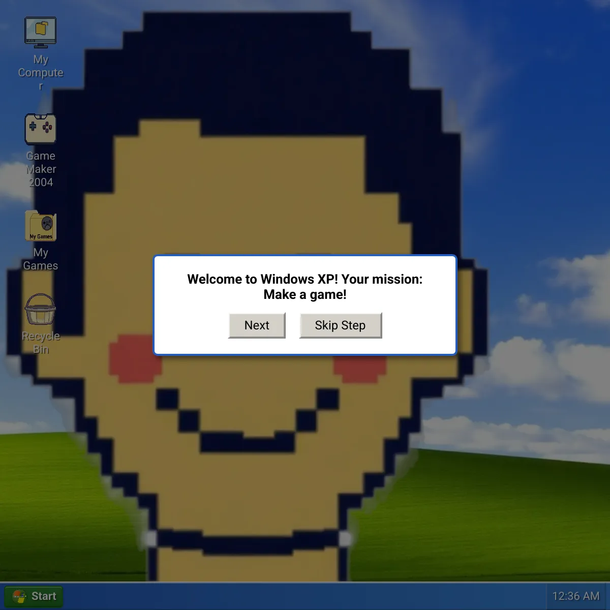 Windows XP Game Dev Simulator