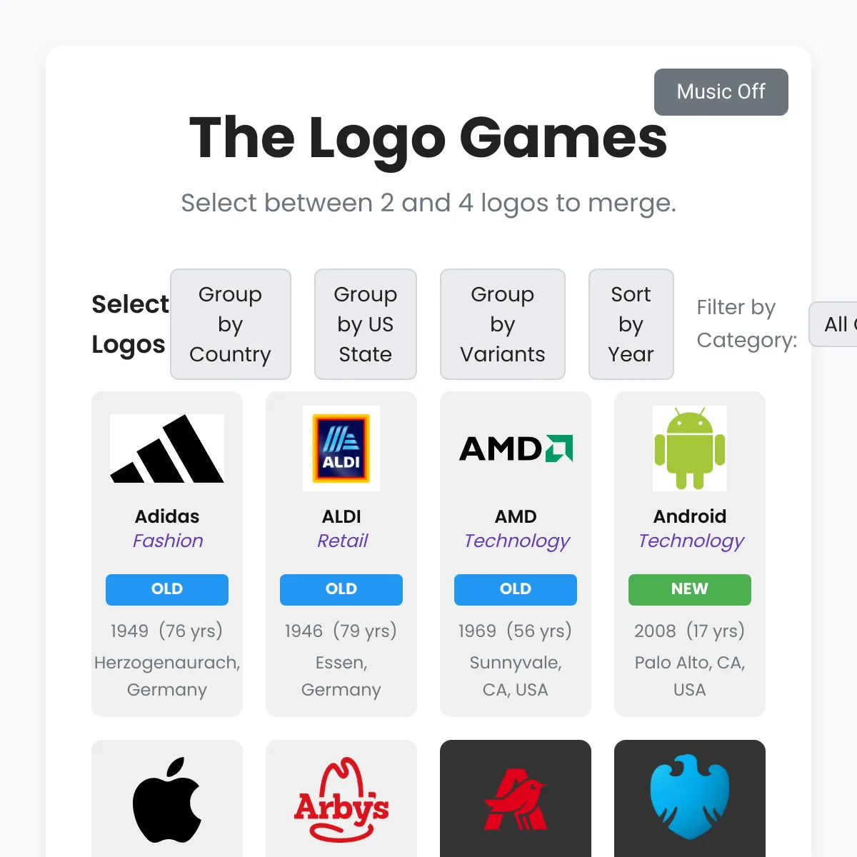 The Logo Games | Logo Merger