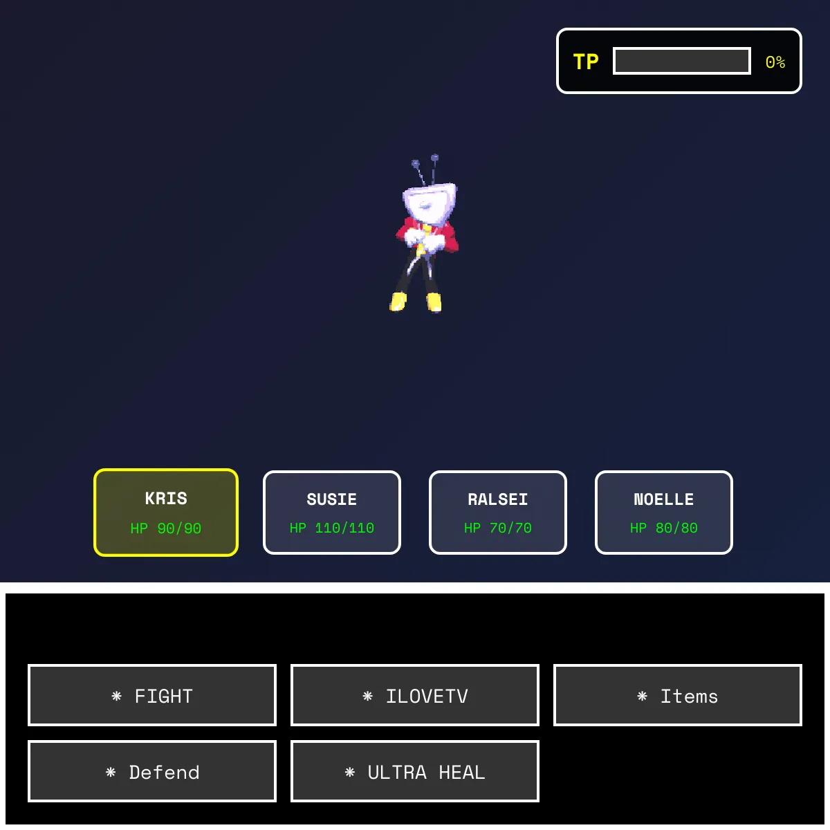 DELTARUNE Battle System