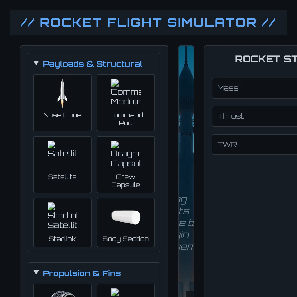 Rocket Builder Game