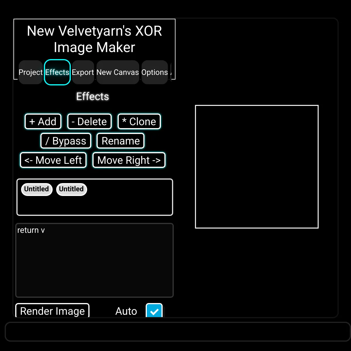 Velvetyarn's XOR Image Maker Remastered