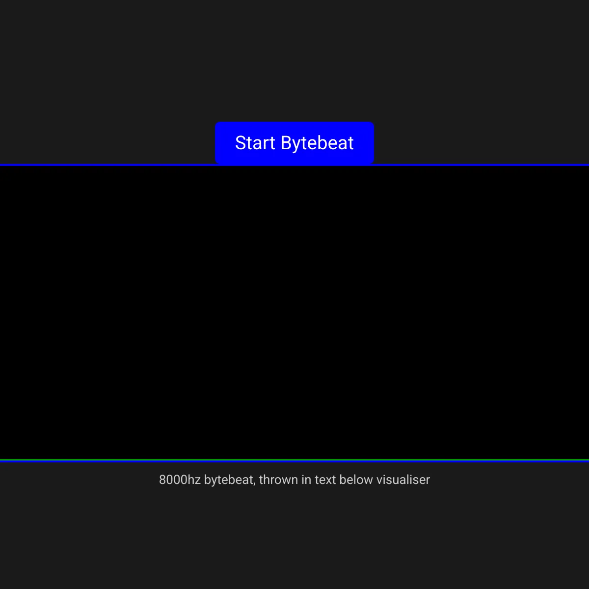 Bytebeat Visualizer