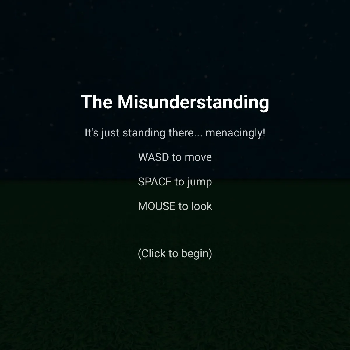 Bad Horror Game