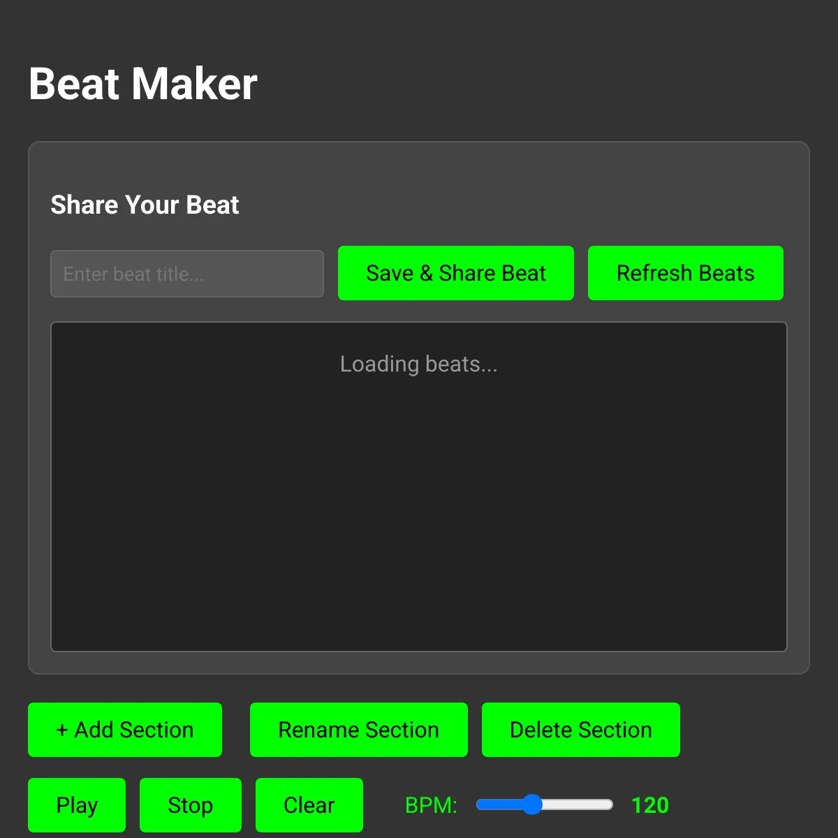 Beat Maker