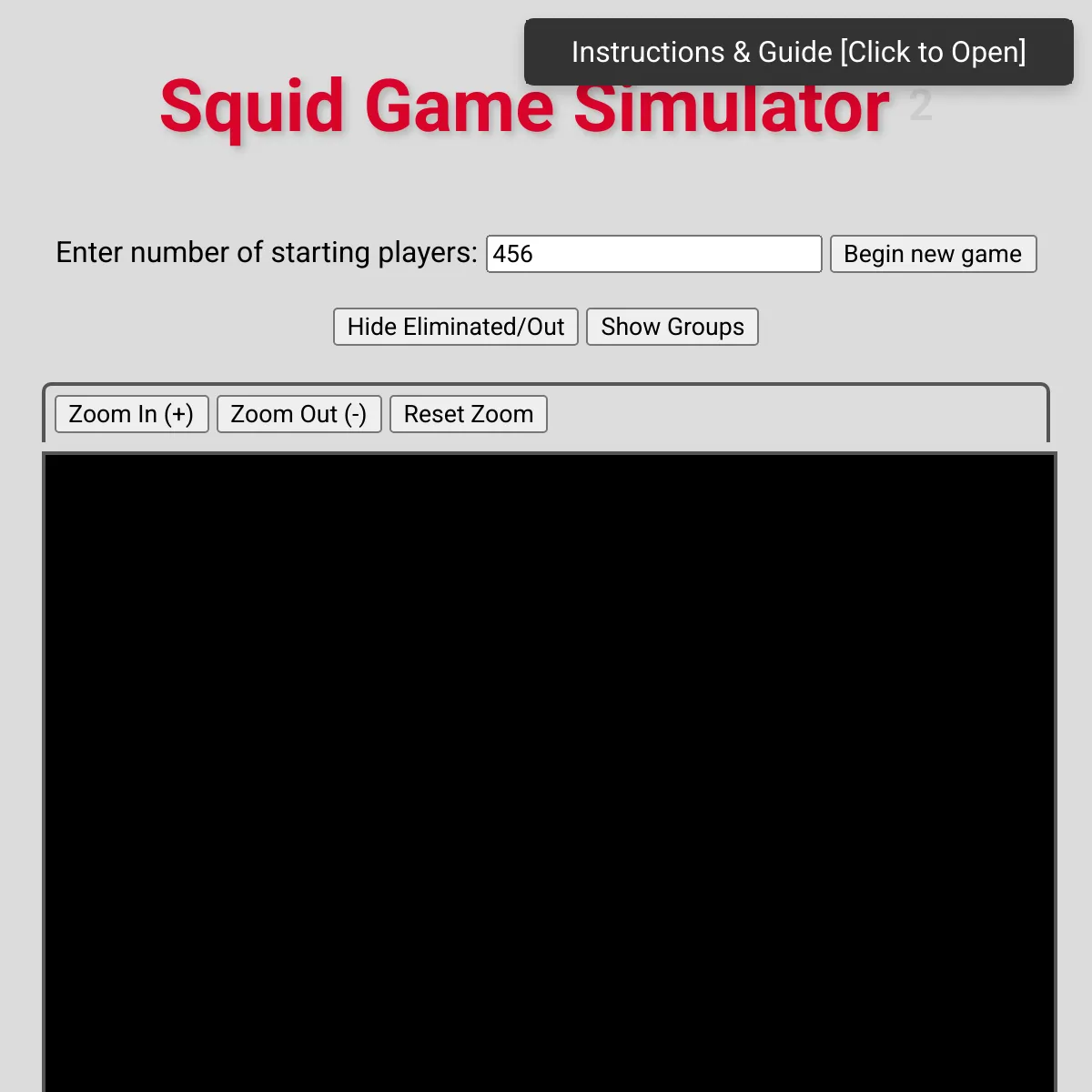 Squid Game Simulator