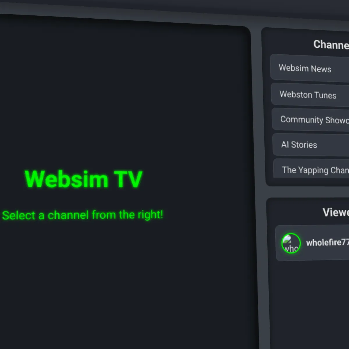 Websim TV Box