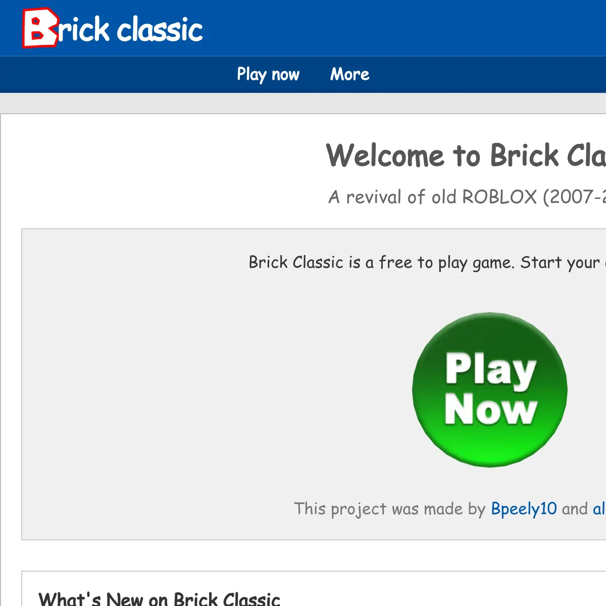 Welcome to ROBLOX!