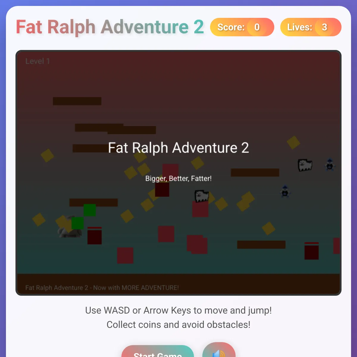 Fat Ralph Adventure 2