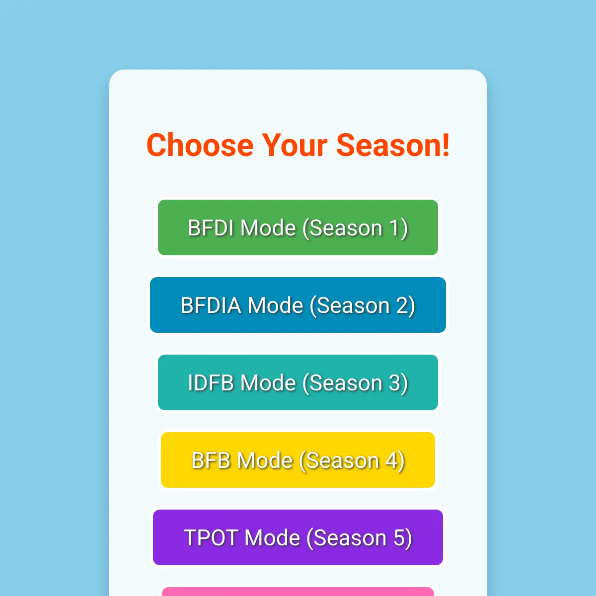 B.F.D.I Simulator Season 1