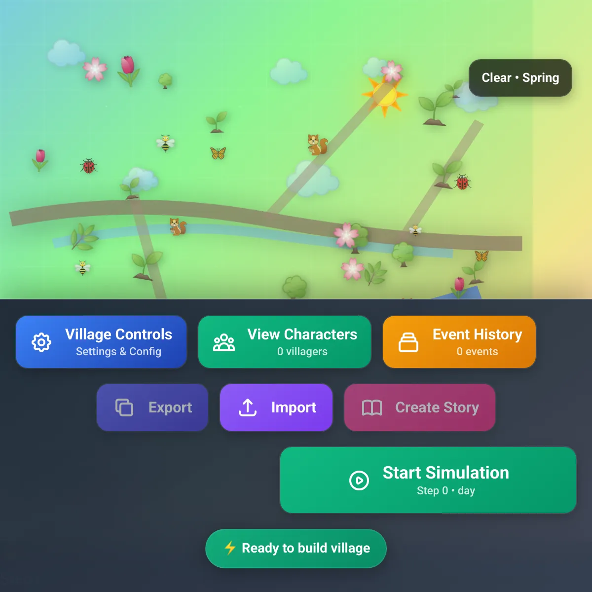 Village Life Simulator
