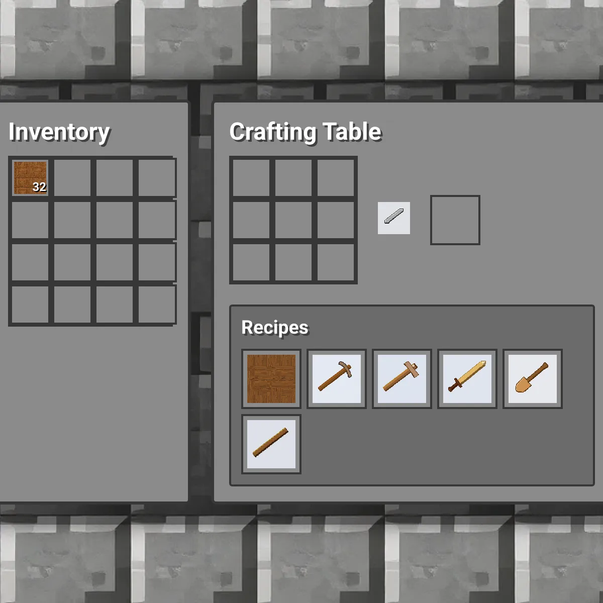Minecraft Crafting Table