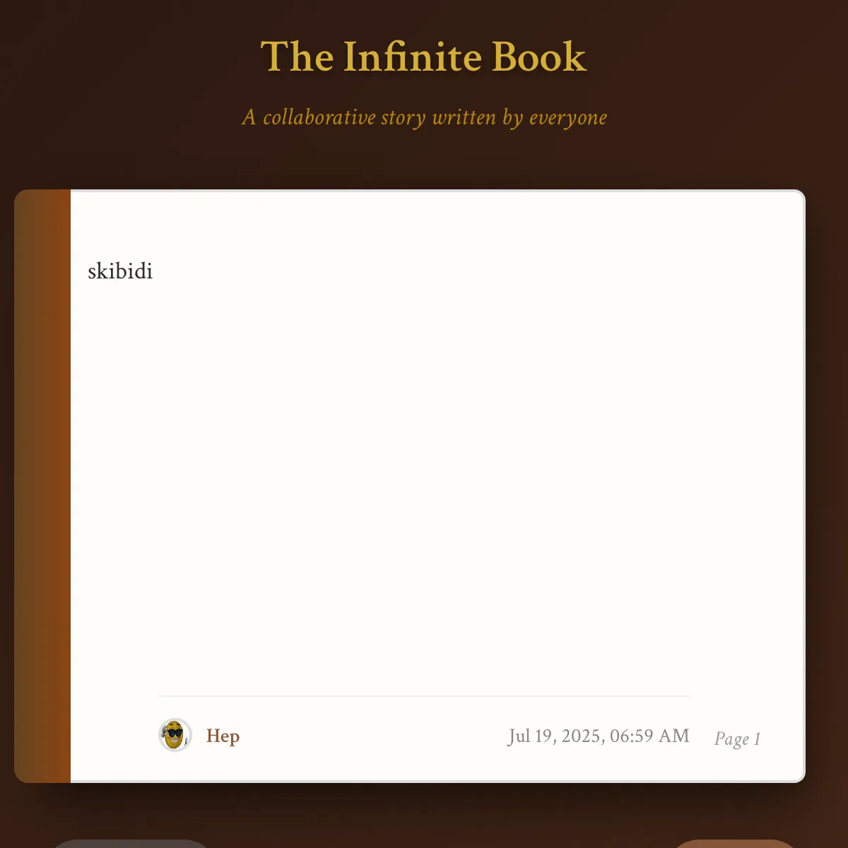 The Infinite Book