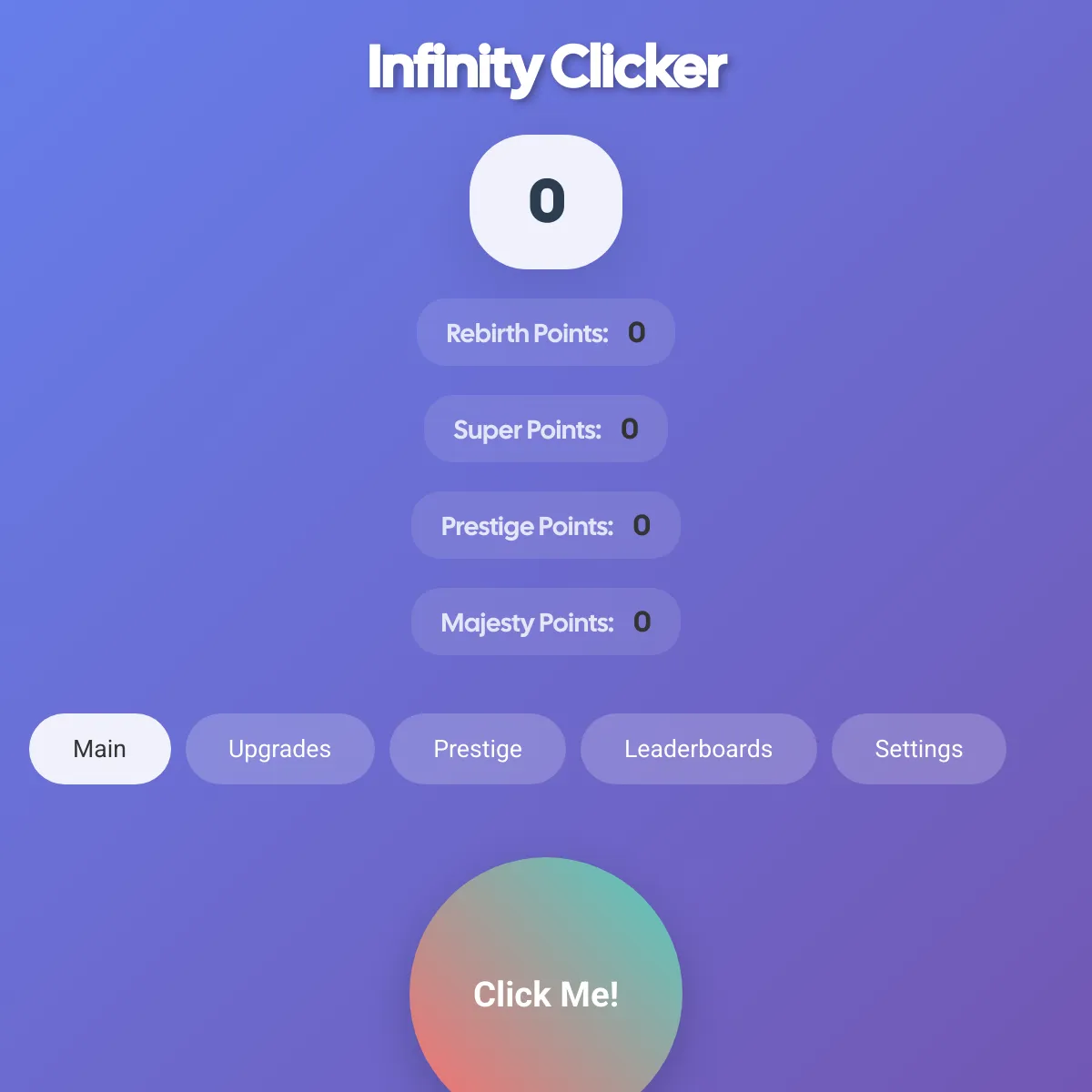 Infinity Clicker