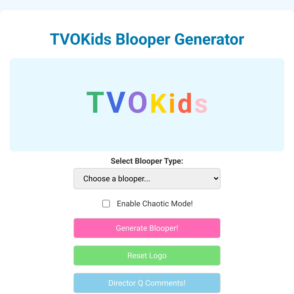 TVOKids Logo Blooper Generator