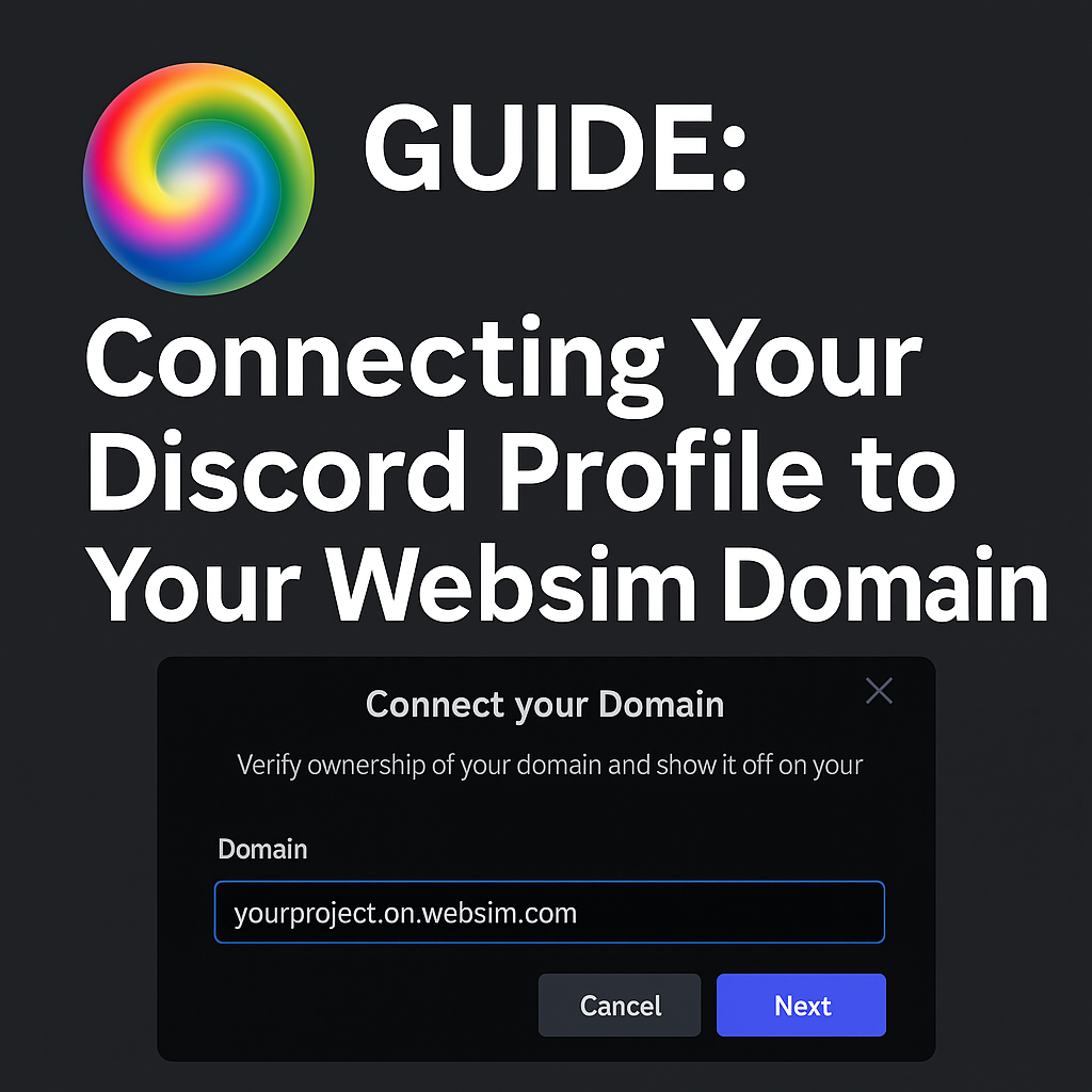 Guide: Connecting Your Websim Project to Discord
