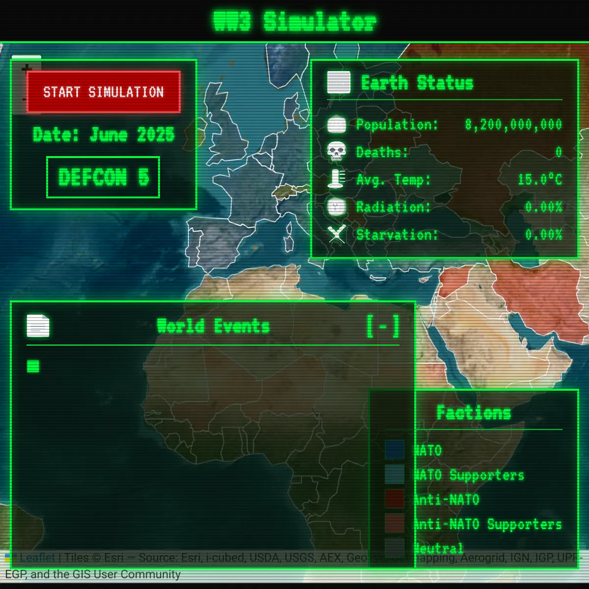 WW3 Simulator