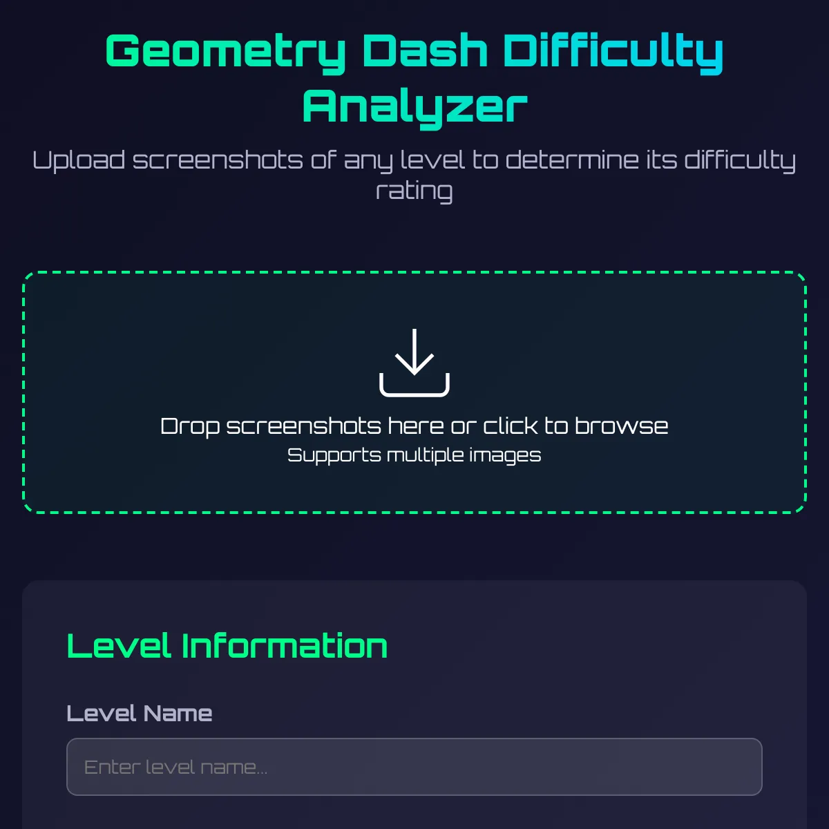 Geometry Dash Difficulty Analyzer