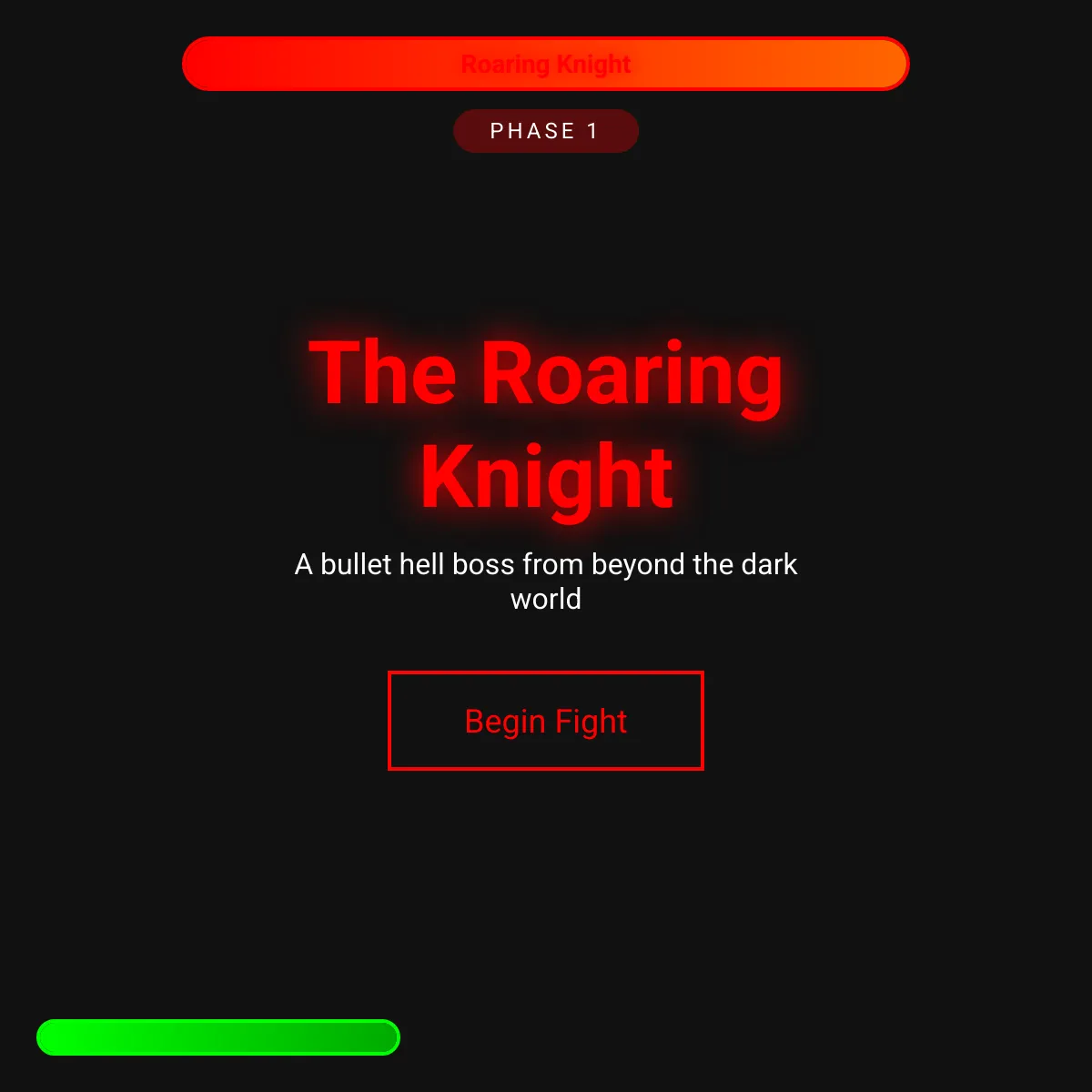 Roaring Knight - Boss Fight