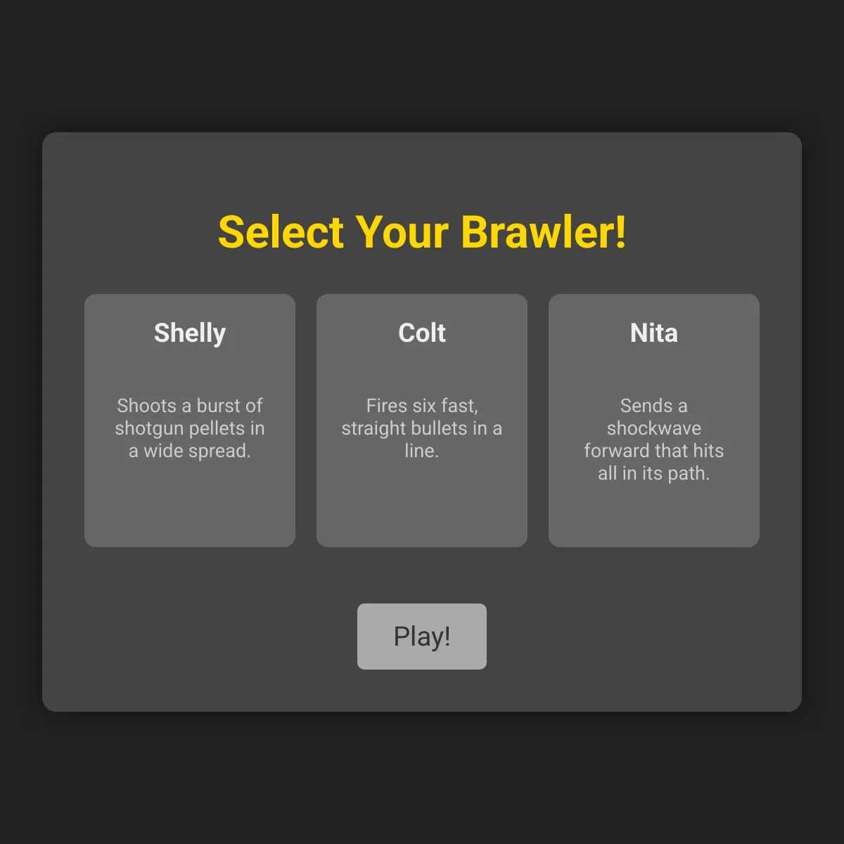 Simple Brawl Stars
