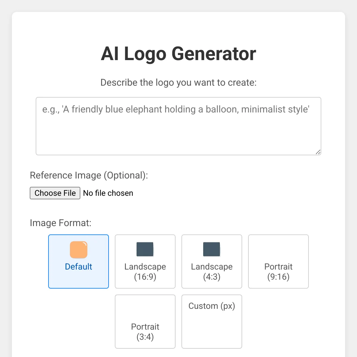 AI Logo Generator