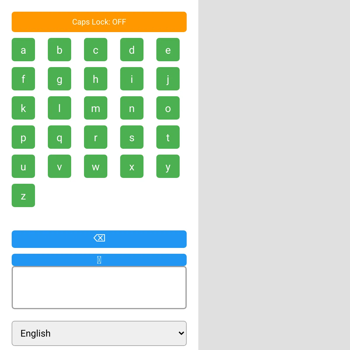 Alphabet Sandbox