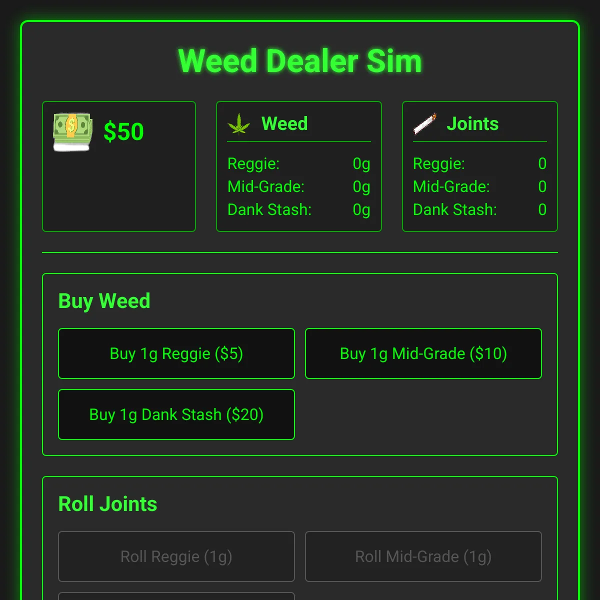 weed simulator