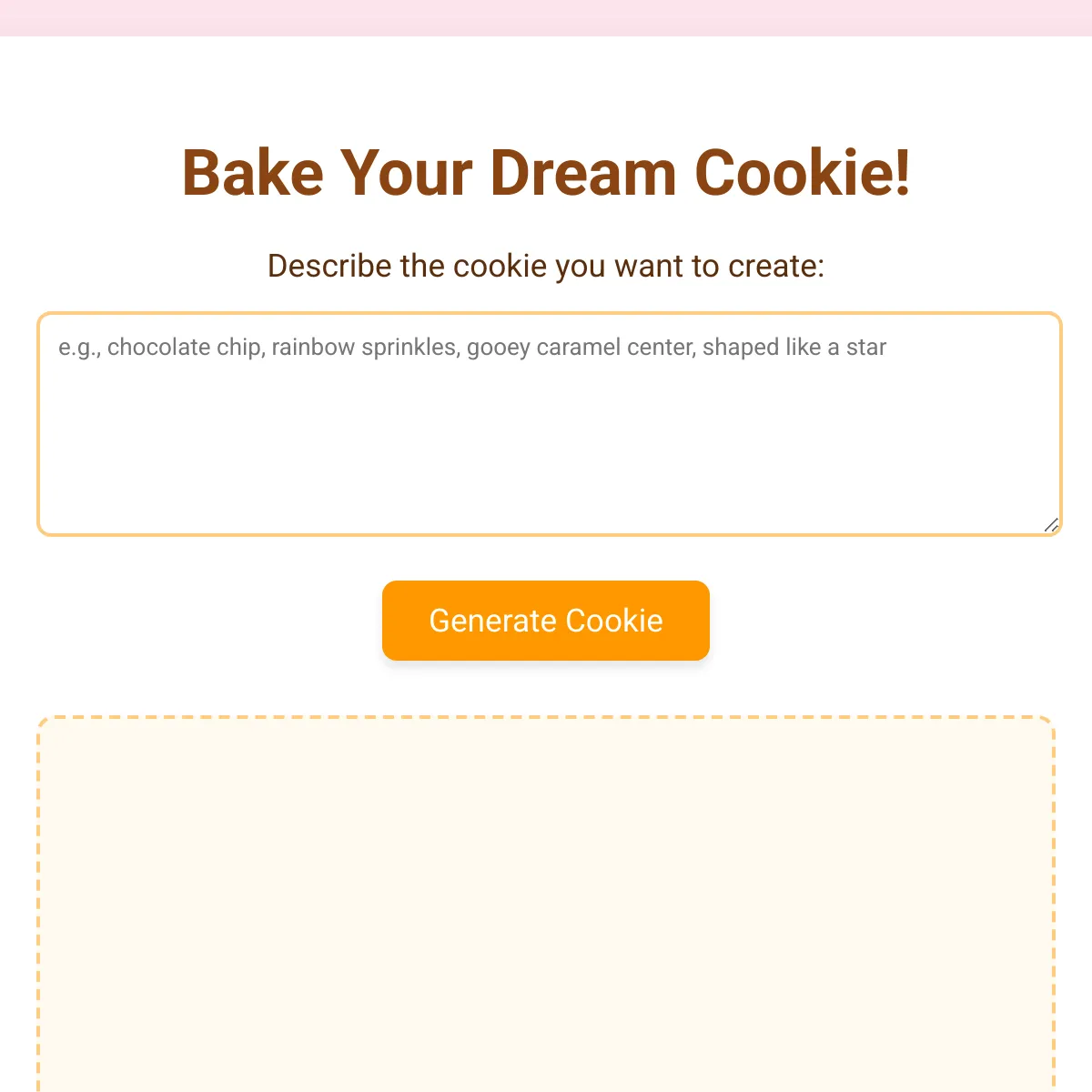 Make Your Own Cookie