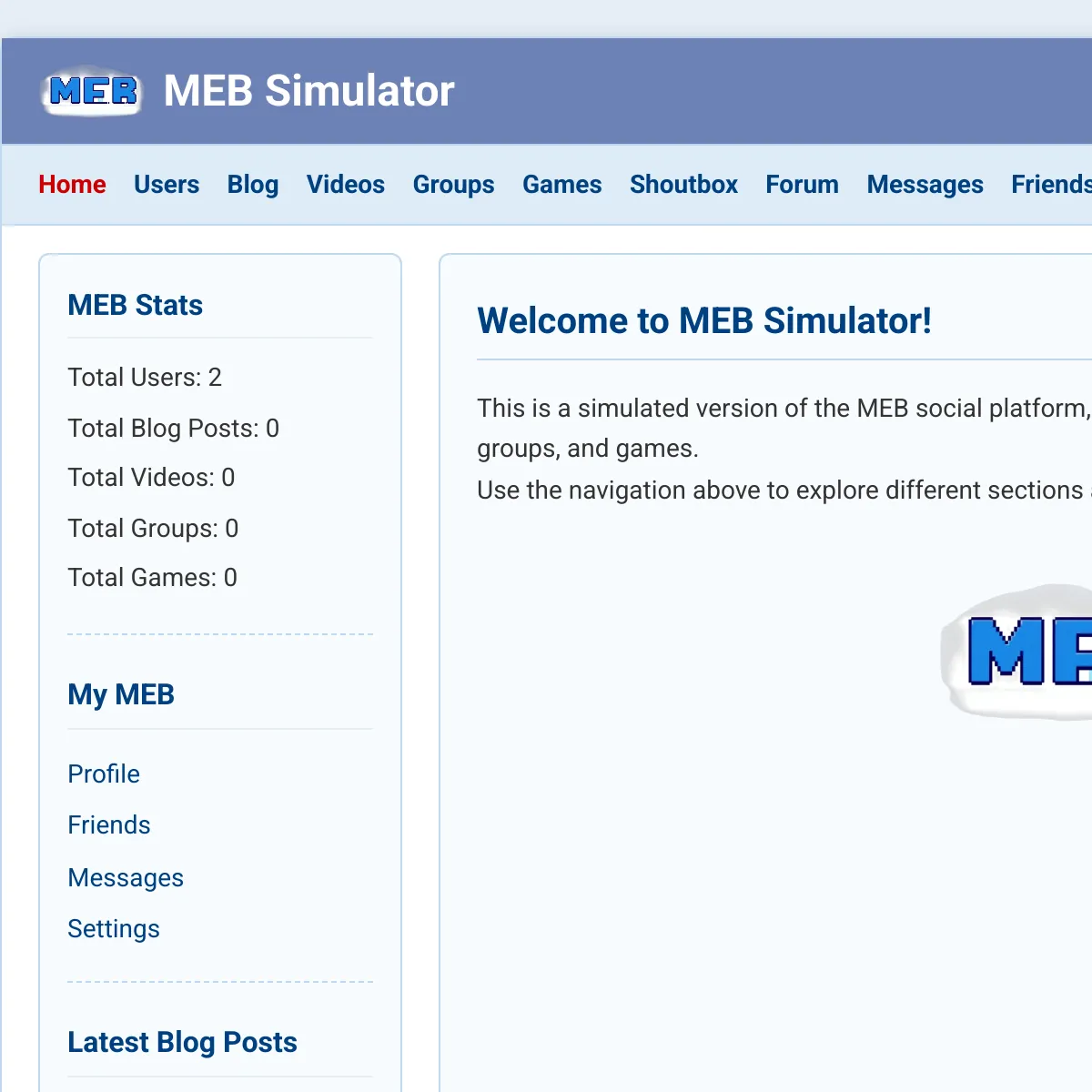 MEB Simulator