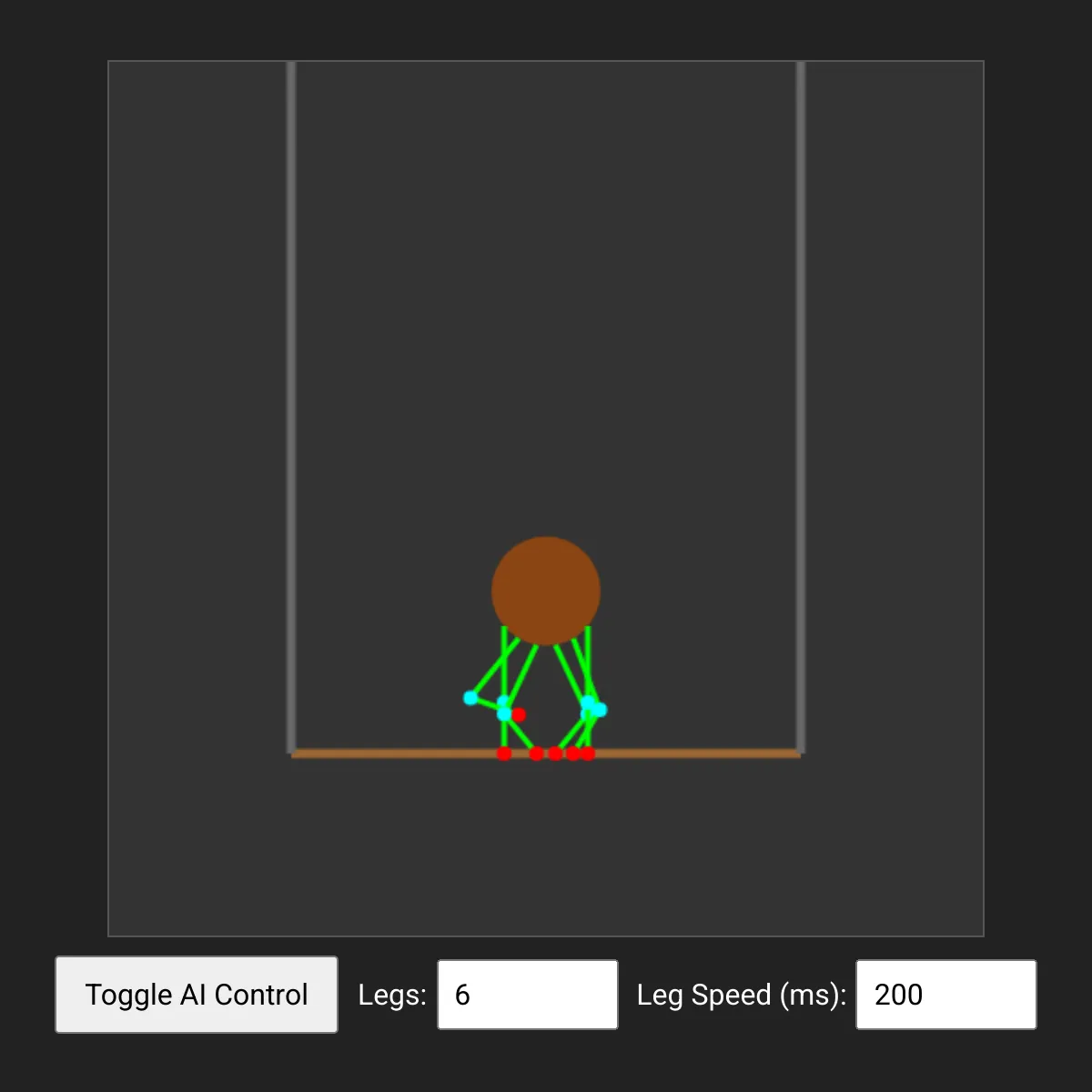 Procedural animation testing