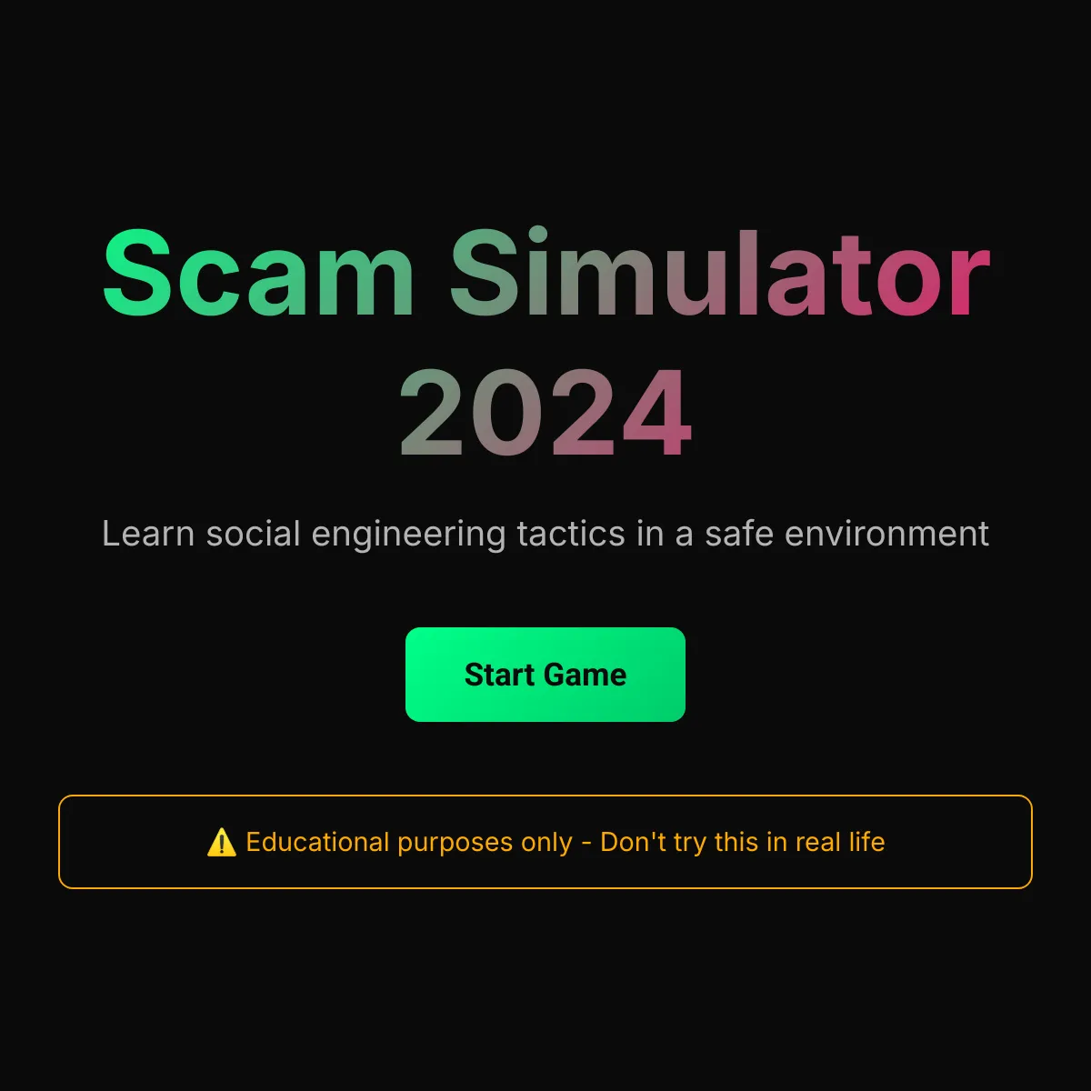 Scam Simulator 0.1