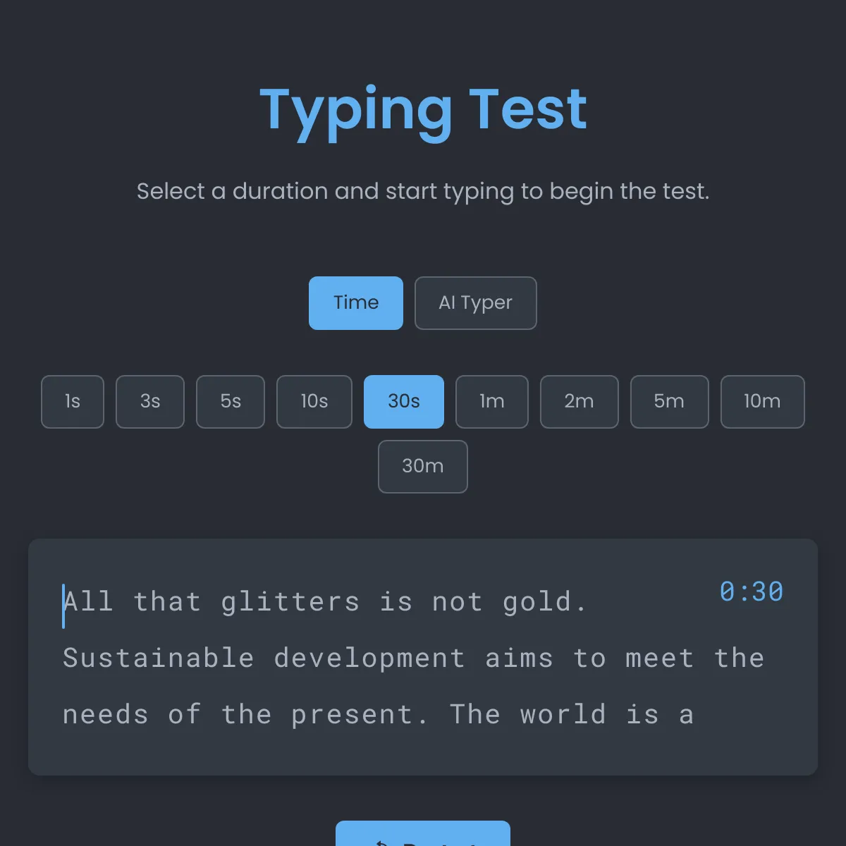 Typing Practice