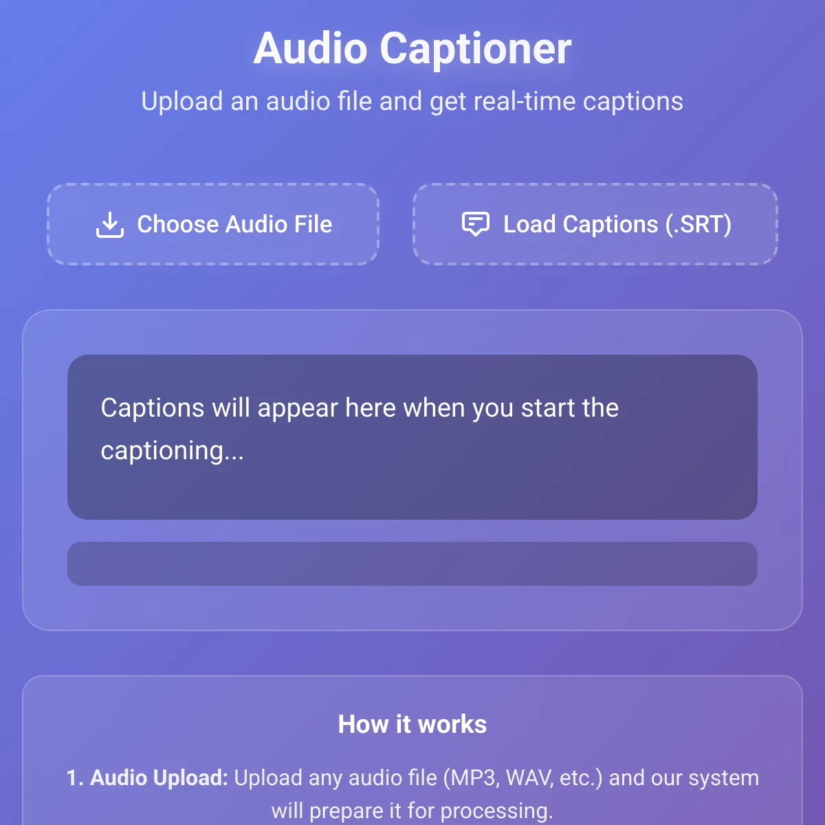 Audio Captioner