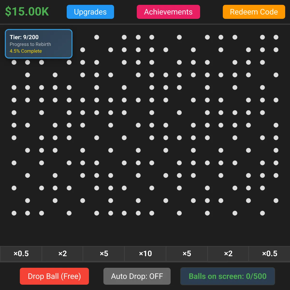 Plinko Tycoon infinity
