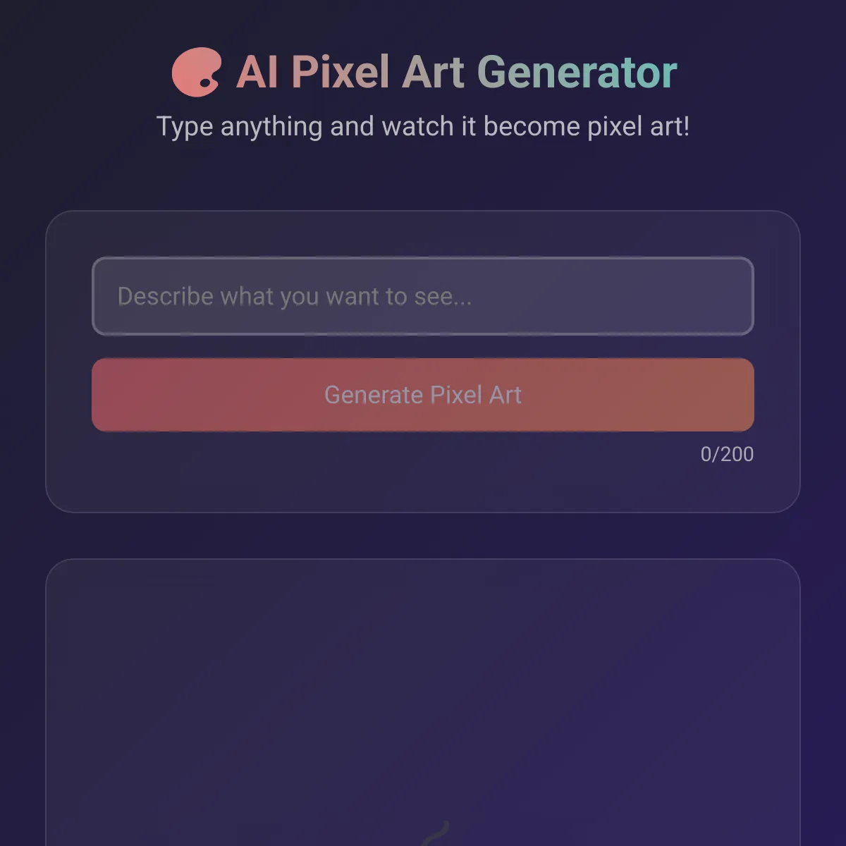 AI Pixel Art Generator