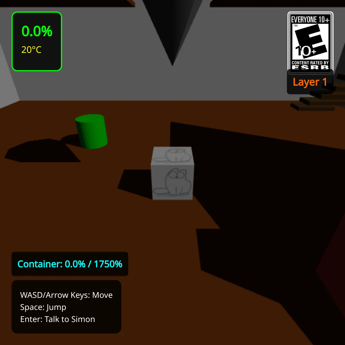 Simon's Cat 3D Infinity Game