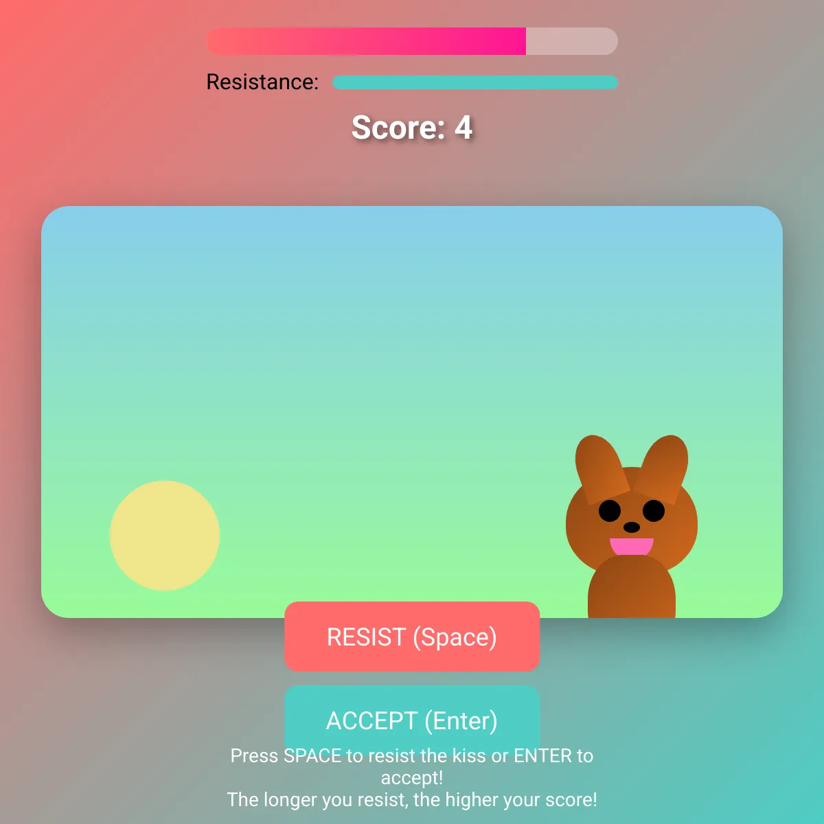 Forced to Kiss a Furry Simulator