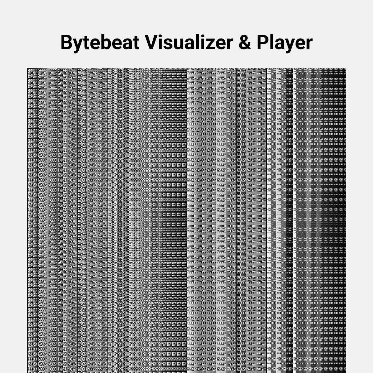 Bytebeat Visualizer & Player