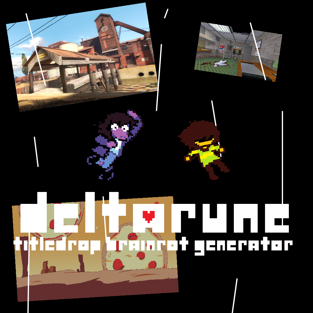 DTBG (deltarune titledrop brainrot generator)