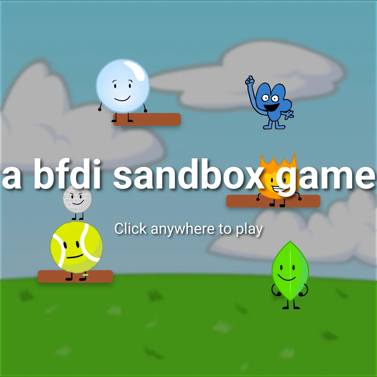 a bfdi sandbox game
