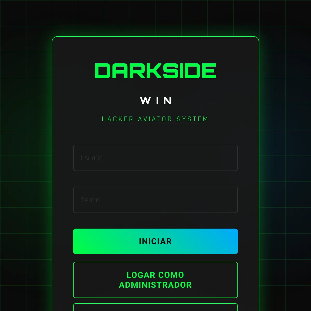 Darkside Win - Hacker Aviator System