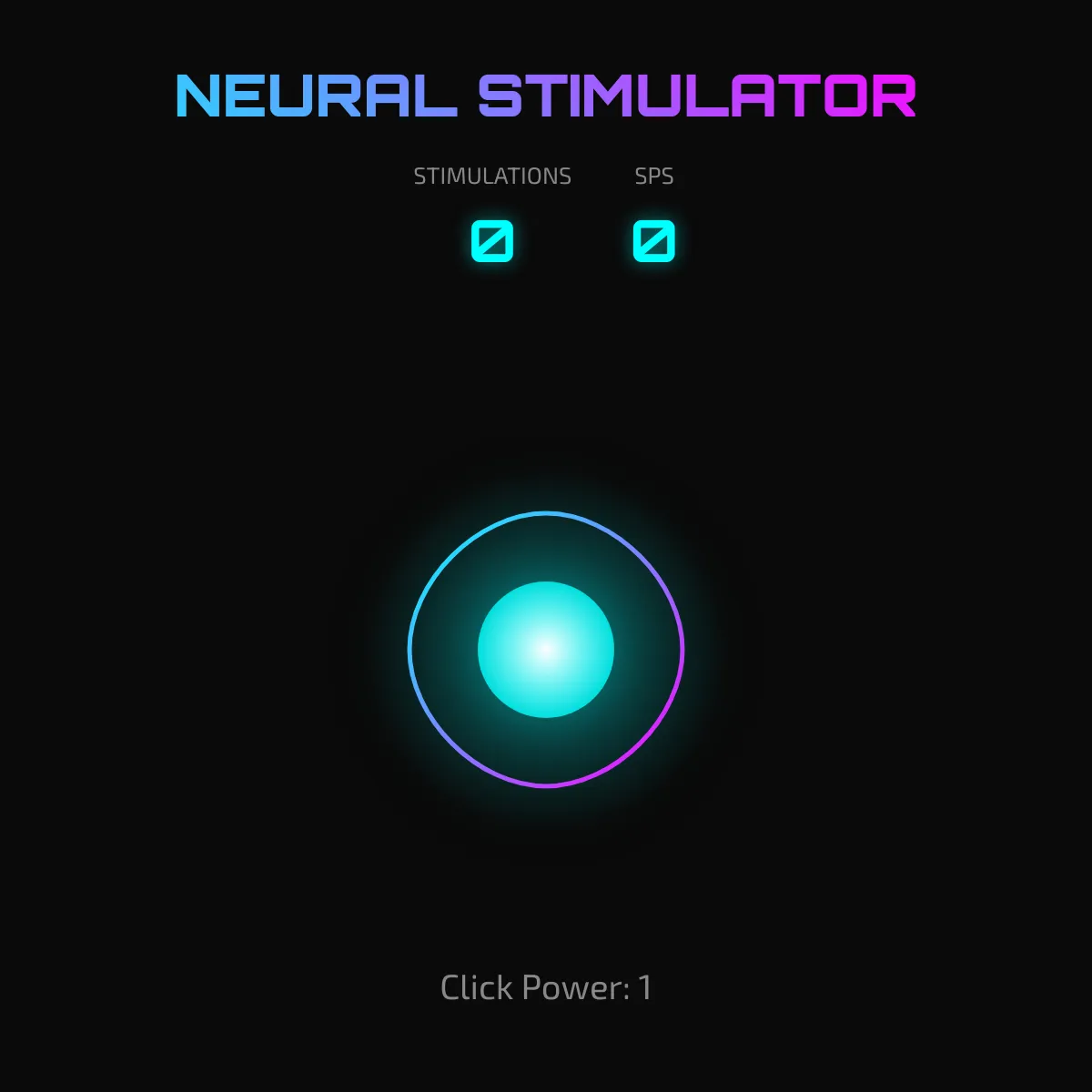 Neural Stimulator - Clicker Game