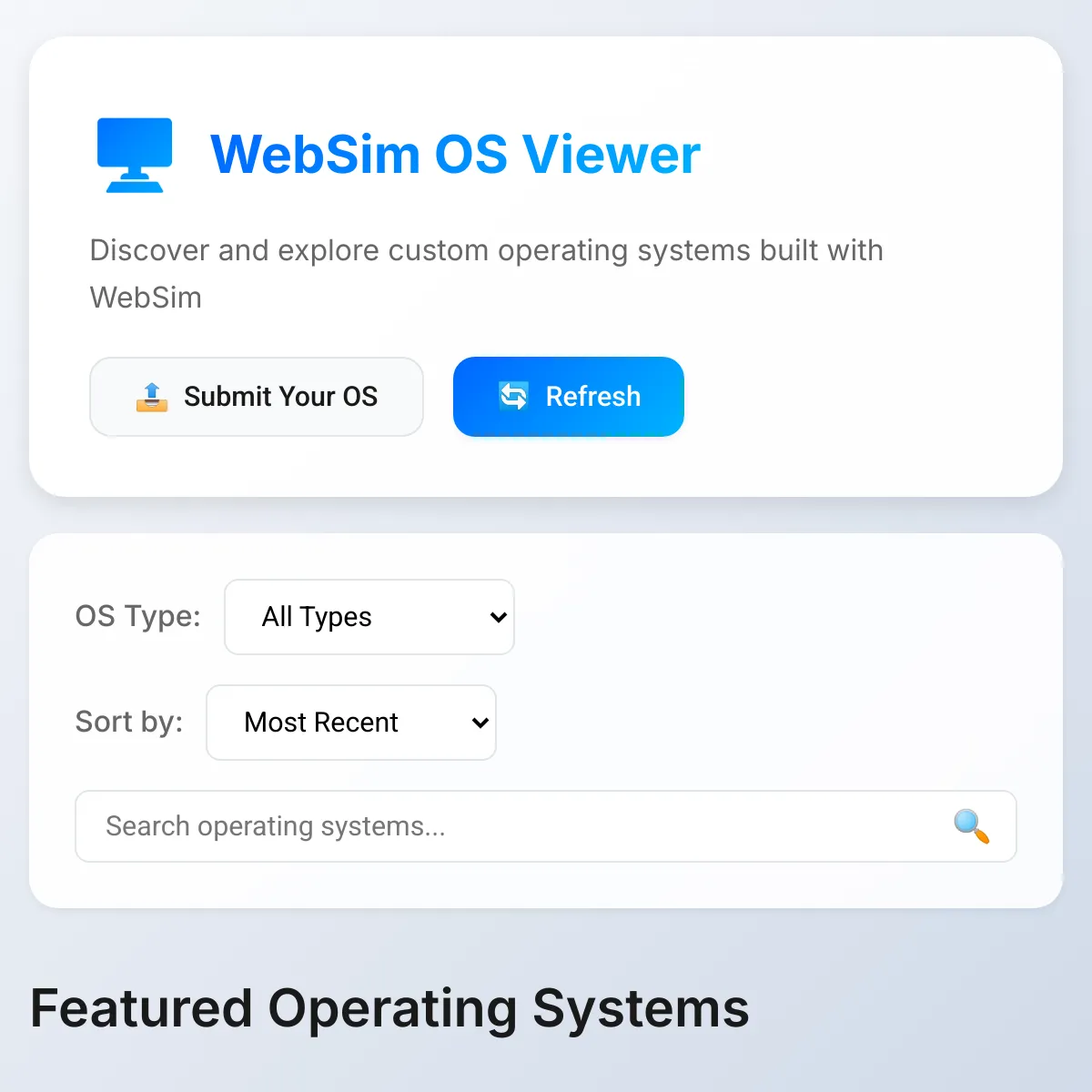 WebSim OS Viewer