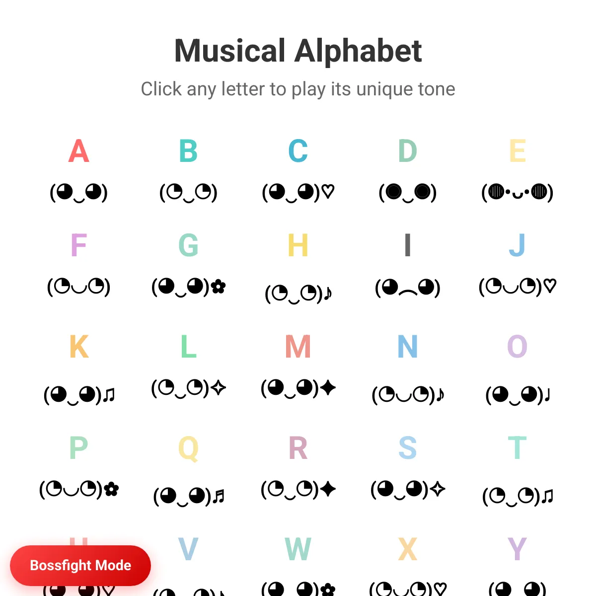 Musical Alphabet