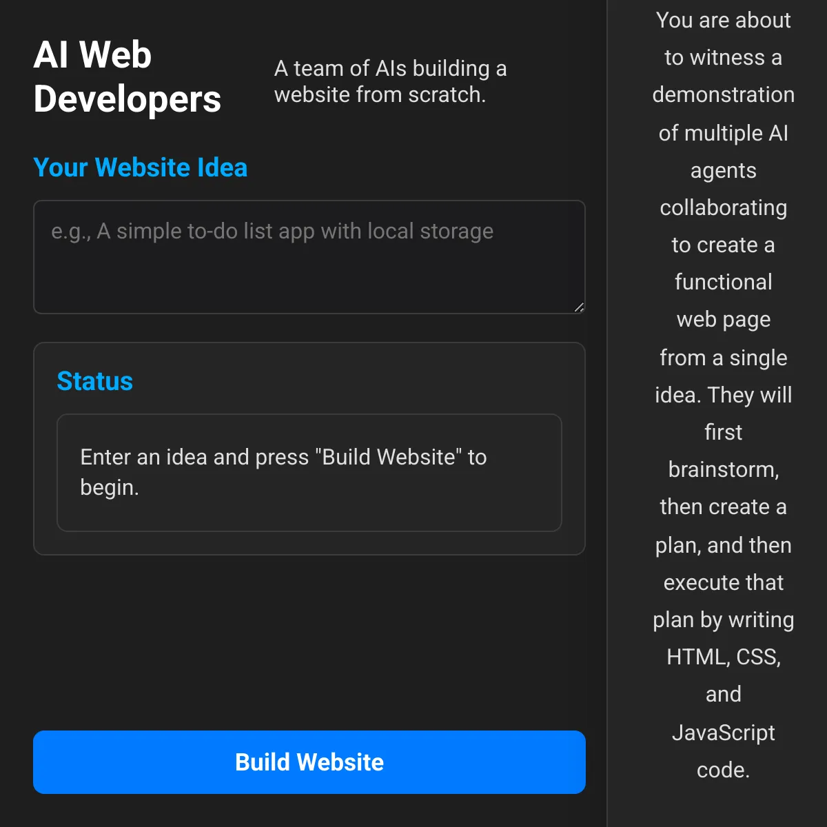 Ai site maker~!