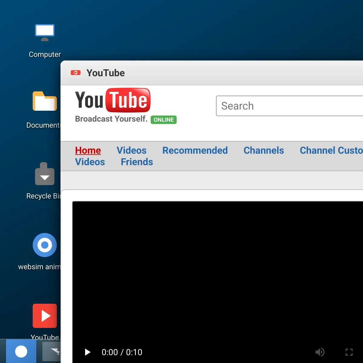 a YouTube animator simulator Beta v.1.5