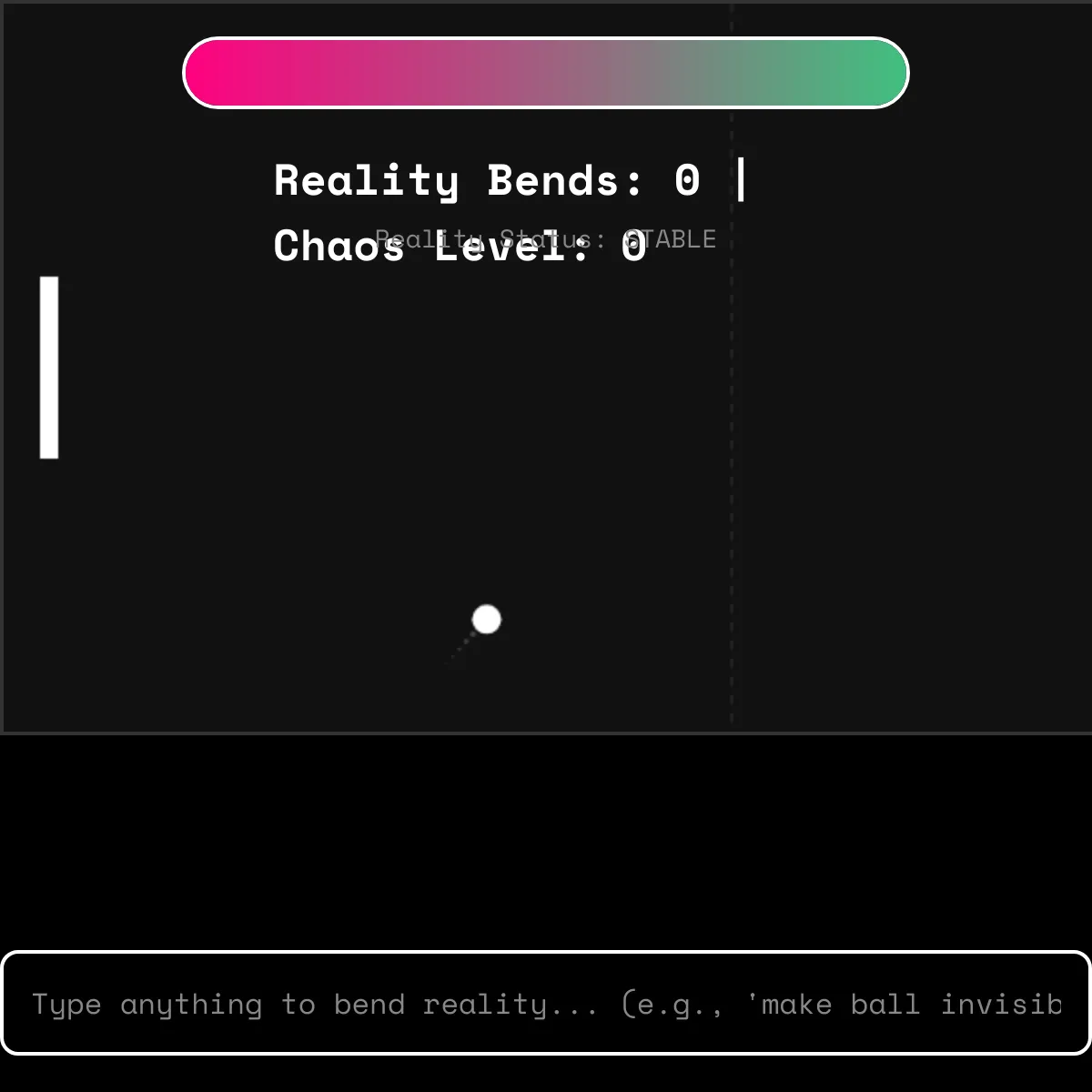 Omnipong - Reality-Bending Pong
