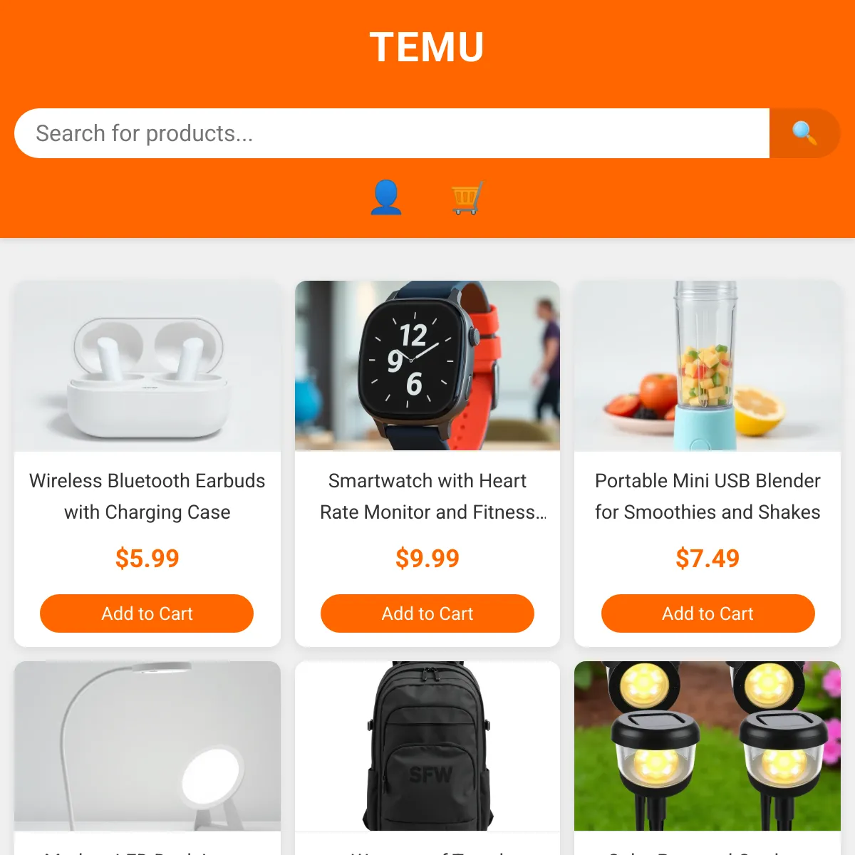 Temu clone - improved