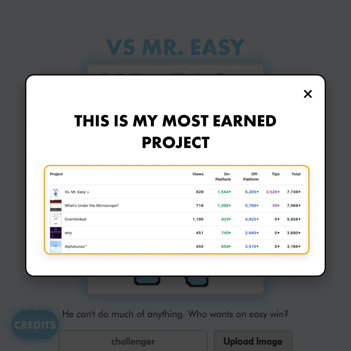 Vs. Mr. Easy