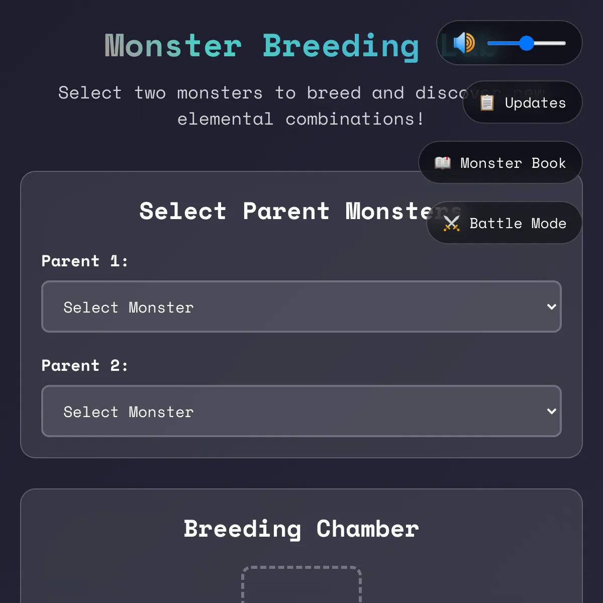Monster Breeding Lab