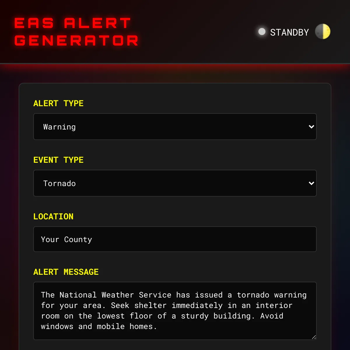 EAS Alert Generator